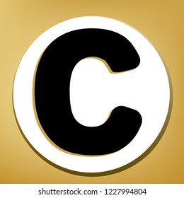 Letter C Sign Design Template Element Stock Vector (Royalty Free ...