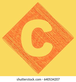 Letter C Sign Design Template Element Stock Vector (Royalty Free ...