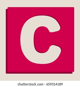 Letter C Sign Design Template Element Stock Vector (Royalty Free ...