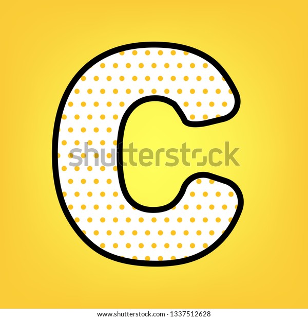 Letter C Sign Design Template Element Stock Vector (Royalty Free ...