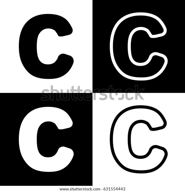 Letter C Sign Design Template Element Stock Vector (Royalty Free ...