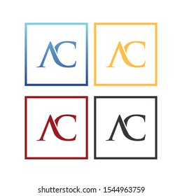 Letter C Square Logo Set Vector Stock Vector (Royalty Free) 1544963759 ...