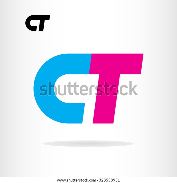Letter C T Logo Template Stock Vector (Royalty Free) 323558951