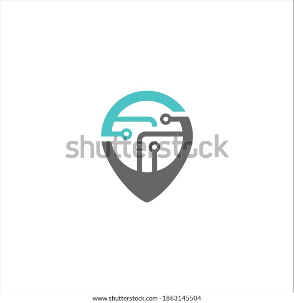 Letter C Tracker Logo Web Mobile Stock Vector (Royalty Free) 1863145504 ...