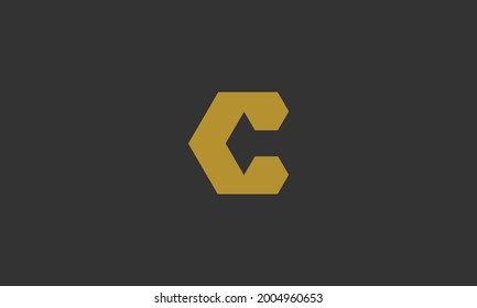Letter C Vector Line Logo Design Stock Vector (Royalty Free) 2004960653 ...