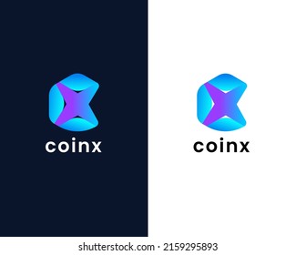 Letter C X Modern Logo Design Stock Vector (Royalty Free) 2159295893 ...