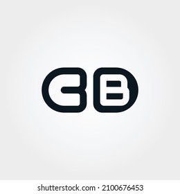 Letter Cb Vector Design Illustrations Stock Vector (Royalty Free ...