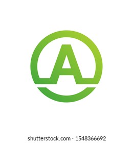 Letter Circle Logo Design Stock Vector (Royalty Free) 1548366692