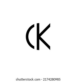 Letter Ck Logo Design Modern Concept Stock Vector (Royalty Free ...
