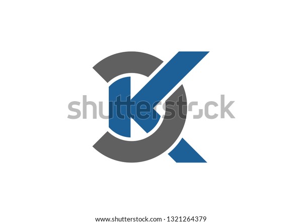 Letter Ckkc Logo Design Vector Stock Vector (Royalty Free) 1321264379 ...