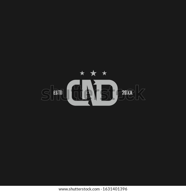Letter Cnd Letter Mark Logo Inspiration Stock Vector (Royalty Free ...