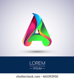 Letter Colorful Logo Vector Design Template Stock Vector (Royalty Free ...