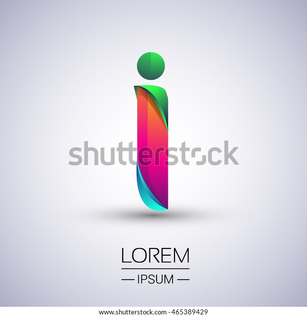 Letter Colorful Logo Vector Design Template Stock Vector (Royalty Free ...