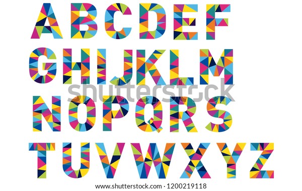 Letter Colors Logos Stock Vector (Royalty Free) 1200219118 | Shutterstock