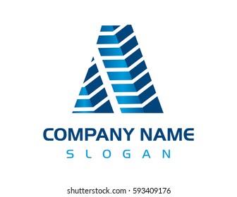 Letter Construction Logo Stock Vector (Royalty Free) 593409176 ...