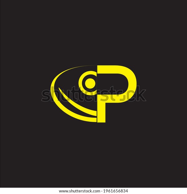 Letter Cop Logo Icon Typography Vector Stock Vector (Royalty Free ...