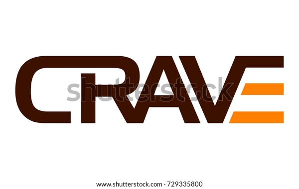 Letter Crave Modern Stock Vector (Royalty Free) 729335800 | Shutterstock