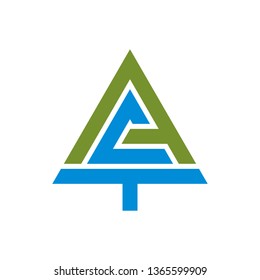Letter Cta Logo Vector Template Stock Vector (Royalty Free) 1365599909 ...