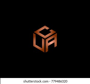 Letter Cua Logo Three Letter Icon Stock Vector (Royalty Free) 779486320 ...