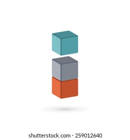 Letter H Cube Logo Icon Design Stock Illustration 700869088 | Shutterstock
