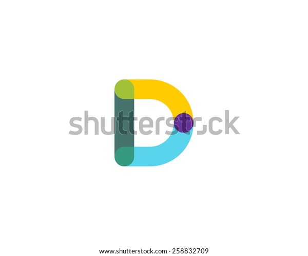 Letter D Abstract Logo Icon Vector Stock Vector (Royalty Free ...
