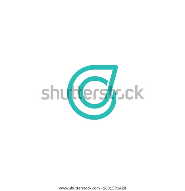 Letter D Circle Logo Design Concept Stock Vector (Royalty Free ...