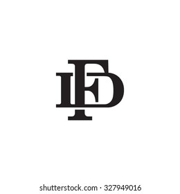 Letter D H Monogram Logo Stock Vector (Royalty Free) 327949019