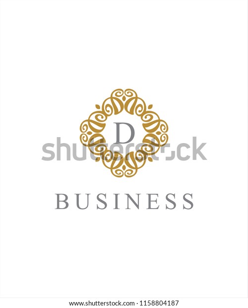 Letter D Frame Logo Icon 004 Stock Vector (Royalty Free) 1158804187 ...
