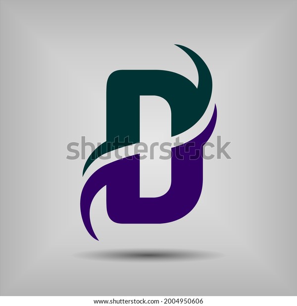 Letter D Icon Logo Template New Stock Vector (Royalty Free) 2004950606 ...