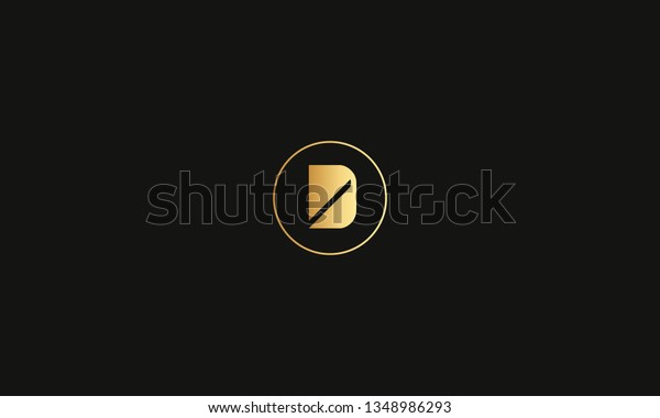 Letter D Logo Circle Frame Logo Stock Vector (Royalty Free) 1348986293 ...