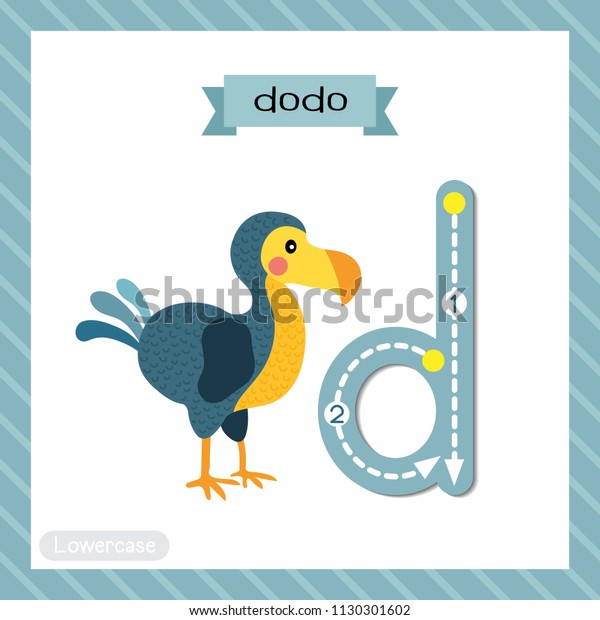 Letter D Lowercase Cute Children Colorful Stock Vector (Royalty Free ...