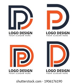 1,106 Letter D And P With Tech Modern Logo Design Template Images ...
