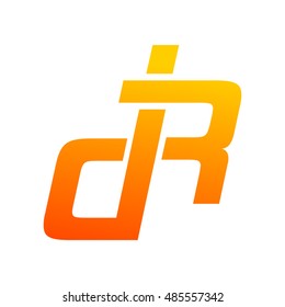 Letter D R Logo Stock Vector (Royalty Free) 485557342 | Shutterstock