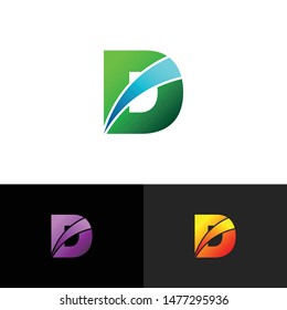 Letter D Simple Logo Icon Design Stock Vector (Royalty Free) 1477295936