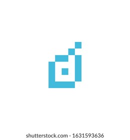 Letter D Square Logo Design Concept Stock Vector (Royalty Free ...