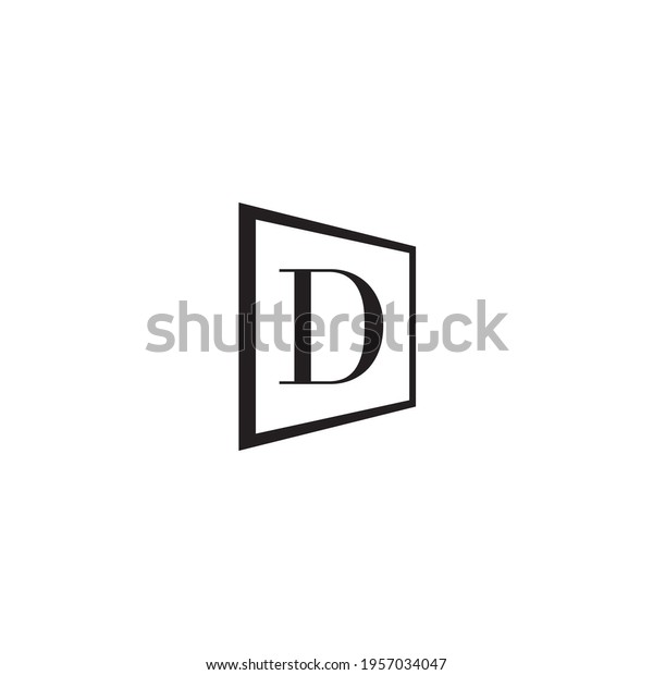 Letter D Square Logo Icon Design Stock Vector (Royalty Free) 1957034047 ...