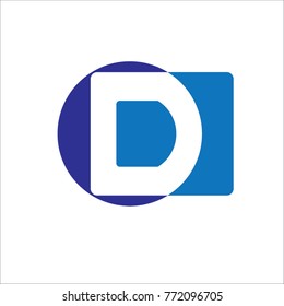 Letter D Symbol Logo Design Stock Vector (Royalty Free) 772096705 ...