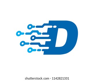 Letter D Template Design Vector Emblem Stock Vector (Royalty Free ...