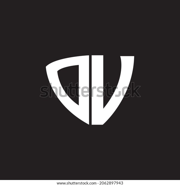 Letter D V Logo Design Free Stock Vector (Royalty Free) 2062897943 ...
