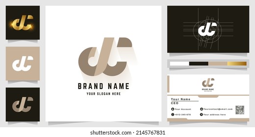 Letter Dc Jc Monogram Logo Business Stock Vector (Royalty Free ...