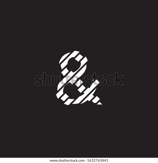 Letter Deformed Lines White Stock Vector (Royalty Free) 1632763843 ...