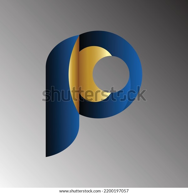 Letter Design P Letter Logo Design Stock Vector (Royalty Free ...