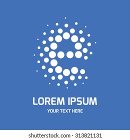 Letter Dots Logo Design Vector Template Stock Vector (Royalty Free ...