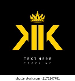 Letter Double K Logo Design Vector Stock Vector (Royalty Free ...