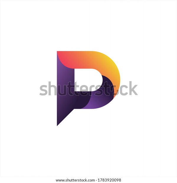 Letter Dp Symbol Abstract Logo Vector Stock Vector (Royalty Free ...