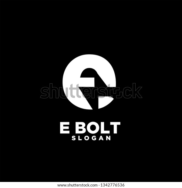 Letter E Bolt Logo Symbol Icon: เวกเตอร์สต็อก (ปลอดค่าลิขสิทธิ์ ...