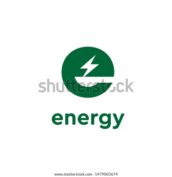 Letter E Energy Logo Template Electric Stock Vector (Royalty Free ...