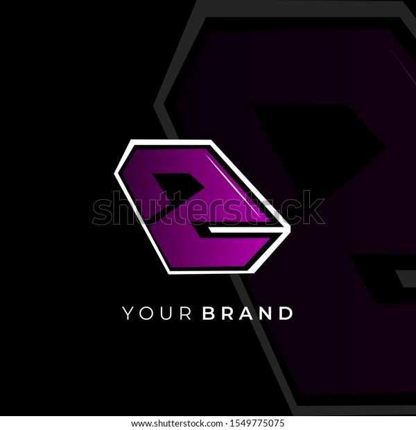 Letter E Gaming Esport Logo Design Stock Vector (Royalty Free ...