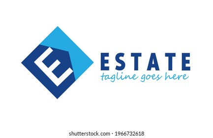 2,066 Letter E With Home Logo Design Template Images, Stock Photos ...