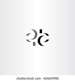 Letter E Stylized Logo Symbol Vector Stock Vector (Royalty Free ...